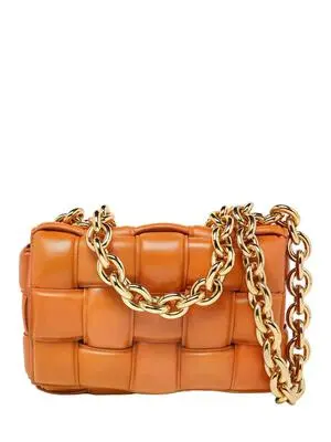 Bottega Veneta Cassette Maxi Shoulder Bag - Orange