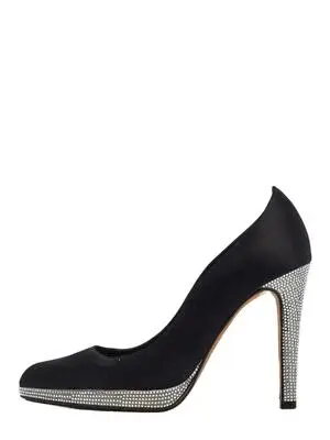Rene Caovilla 105mm Rhinestone-embellished Platform Pumps - Black
