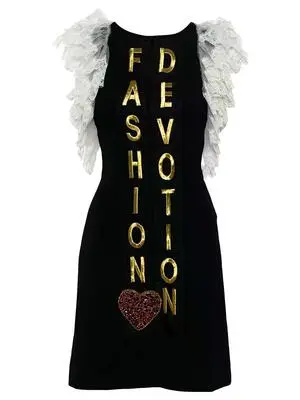 Dolce & Gabbana Crystal-embellished Dress - Black