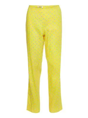 MOSCHINO Polka Dot High-Waisted Trousers
