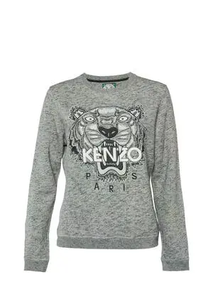 KENZO Kenzo Tiger-Embroidered Sweatshirt