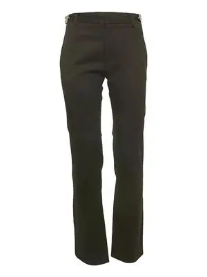 Versace 2024 Gabardine Trousers - Black