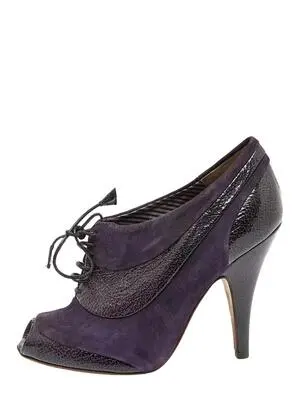 MOSCHINO Moschino Panelled Peep-Toe High Heel Boots