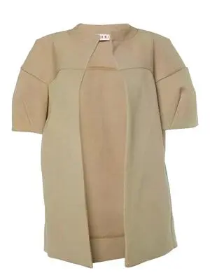 MARNI Short-Sleeve Open-Front Jacket