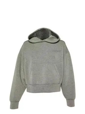 Gucci Logo-detail Hoodie - Grey