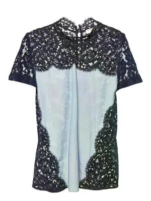 Sandro Lace Blouse - Blue