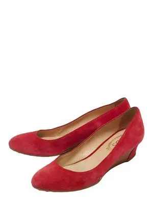 TOD'S Suede Pumps - Red