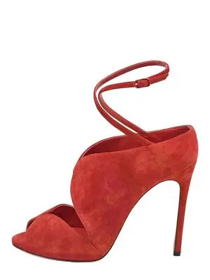 Casadei Cut-out Buckled Sandals - Red