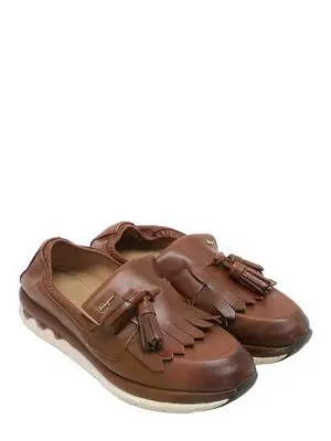 FERRAGAMO Leather Loafers - Brown