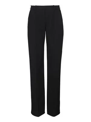 Balmain Tailored Grain De Poudre Trousers - Black