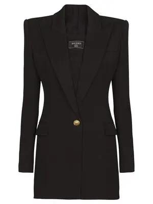 Balmain Tailored Mini Dress - Black