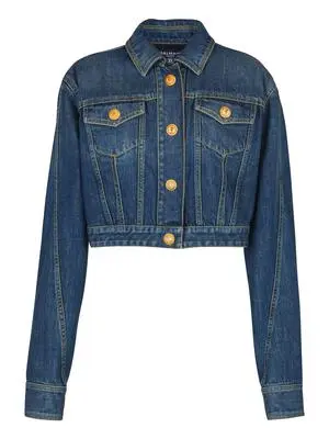 Balmain Denim Trucker Jacket - Blue