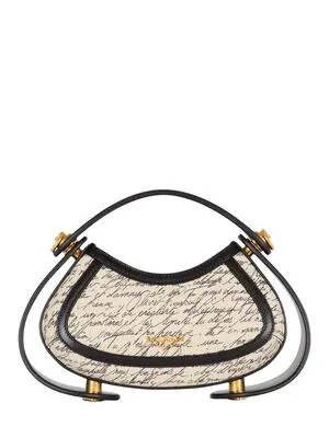 Balmain Small Jolie Madame Bag With "love Letter" Print - White