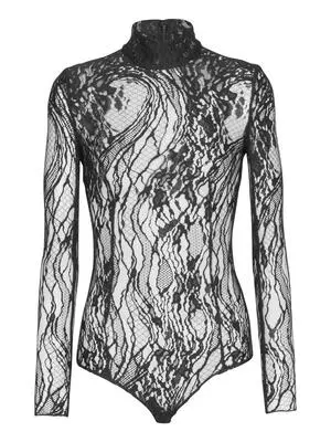 Balmain Lace Bodysuit - Black