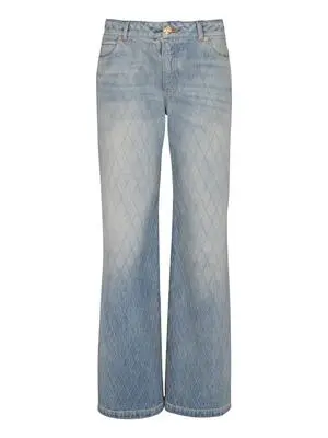 Balmain Diamond Straight-fit Jeans - Blue