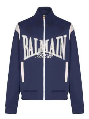 Balmain College Zipped Tracksuit Jacket - Blue