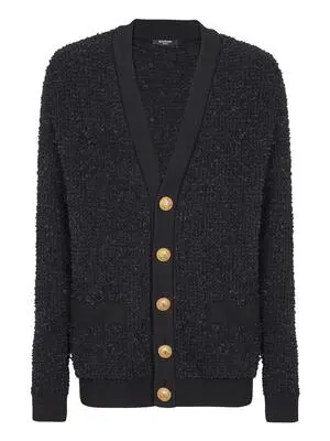 Balmain Buttoned Cardigan - Black