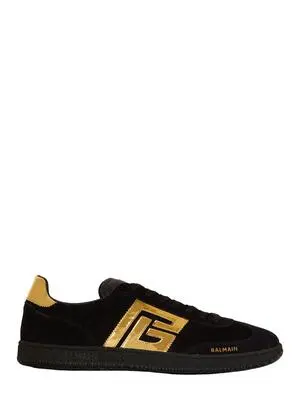 Balmain Suede Sneakers - Black