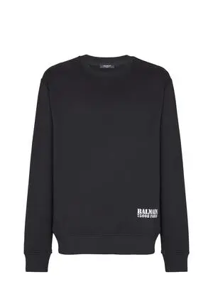 Balmain Printed Sweatshirt - Black