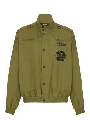 Balmain Aviator-style Jacket - Khaki