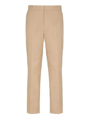 Balmain Straight-leg Tailored Trousers - Beige