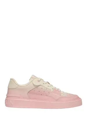 Balmain B-court Flip Leather Trainers - Pink