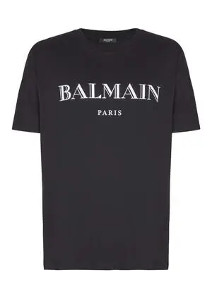 Balmain T-shirt With Print - Black