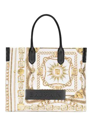 Balmain B-army Medium Tote Bag - Gold