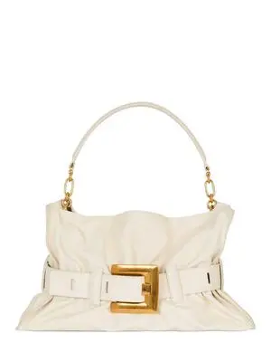 Balmain Medium Anthem Shoulder Bag - White