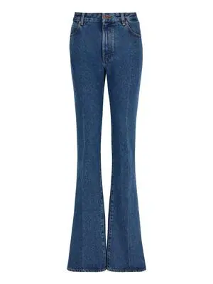 Balmain Straight-leg Denim Jeans - Blue