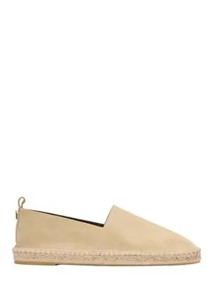 Balmain Suede Espadrilles - Beige