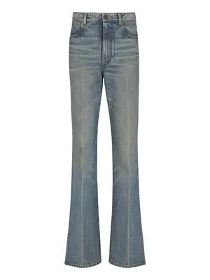 Balmain Slim Straight-leg Jeans - Blue