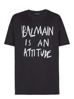 Balmain Printed T-shirt - Black