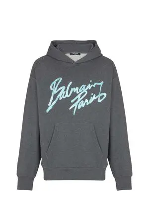 Balmain Hooded Sweatshirt - Grey