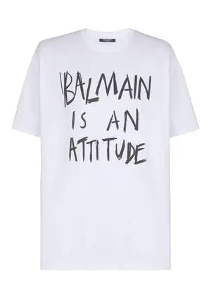 Balmain Printed T-shirt - White