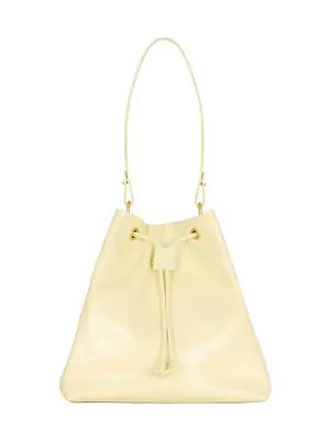 Balmain Pulse Calfskin Leather Backpack - Yellow