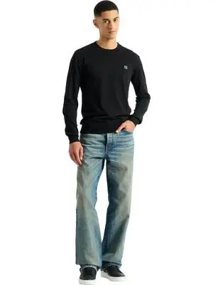 Balmain Fine Silk And Cotton Jumper - Black