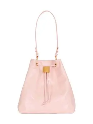 Balmain Pulse Calfskin Leather Backpack - Pink