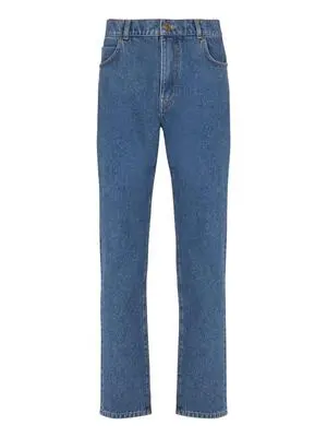 Balmain Denim Straight-cut Jeans - Blue