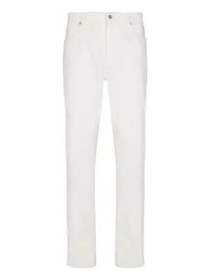 Balmain Denim Straight-cut Jeans - White