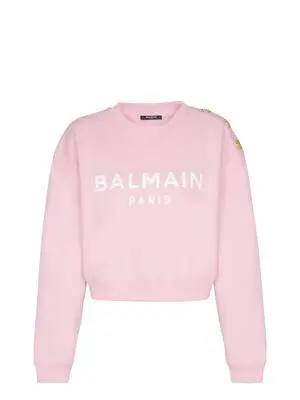 Balmain Printed Sweatshirt - Pink