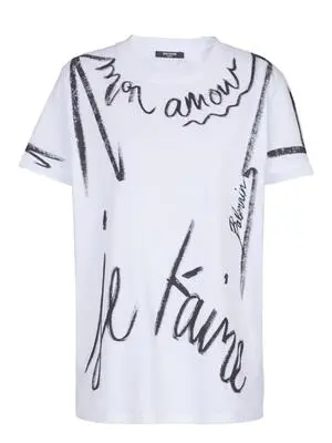 Balmain Printed T-shirt - White