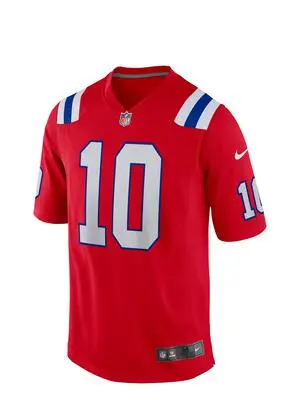 Nike Drake Maye New England Patriots Nfl Game Jersey - Red