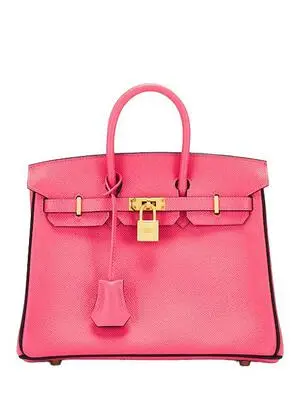 FWRD RENEW Hermes Epsom Birkin 25 Handbag - Rose Azalee