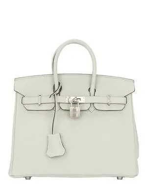 FWRD RENEW Hermes Togo Birkin 25 Handbag - Grey