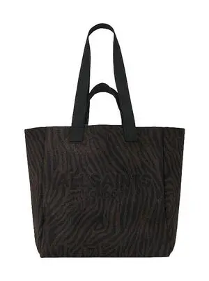 ALLSAINTS Izzy E/w Tote Bag - Black & Brown