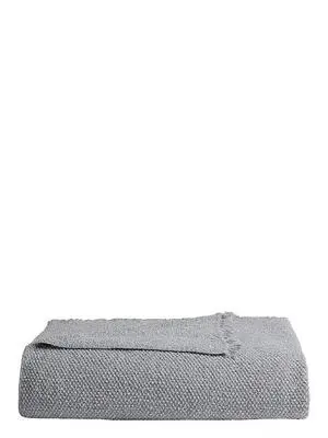 PARACHUTE Cotton Boucle Throw - Heather Grey