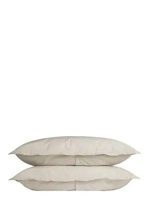 PARACHUTE Percale Sham Set - Bone