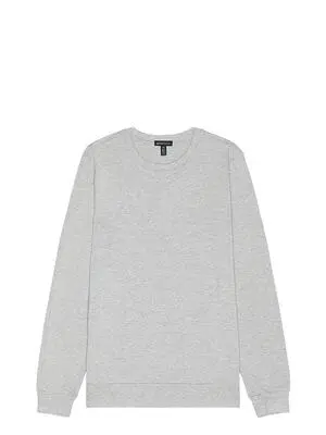 Beyond Yoga Always Beyond Pullover Crew - Light Grey Heather