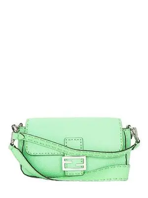 FWRD RENEW Fendi Selleria Baguette Nm Shoulder Bag - Green